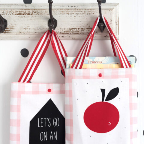Cute & Simple Kids Library Bag Sewing Pattern - The Polka Dot Chair