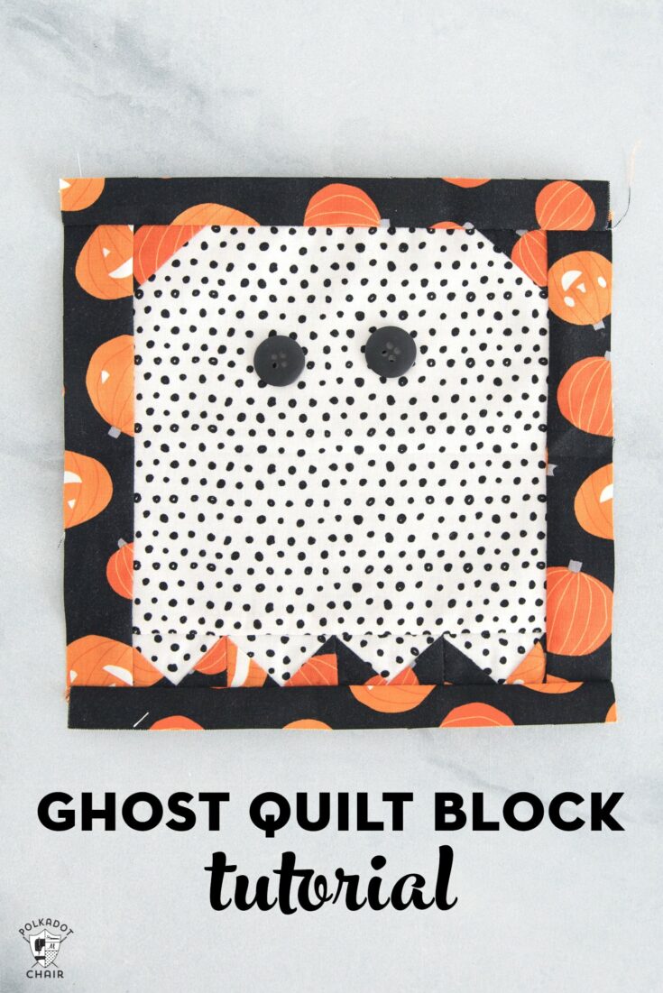 Ghost Quilt Block Tutorial - The Polka Dot Chair