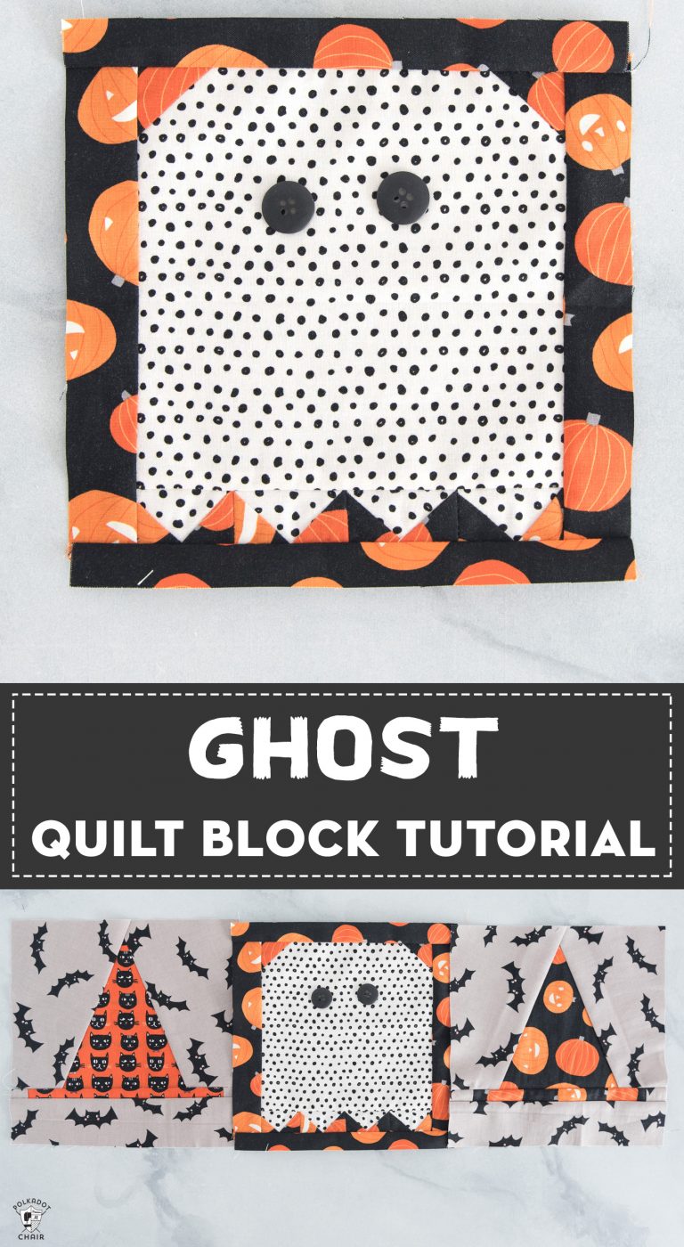 Ghost Quilt Block Tutorial - The Polka Dot Chair