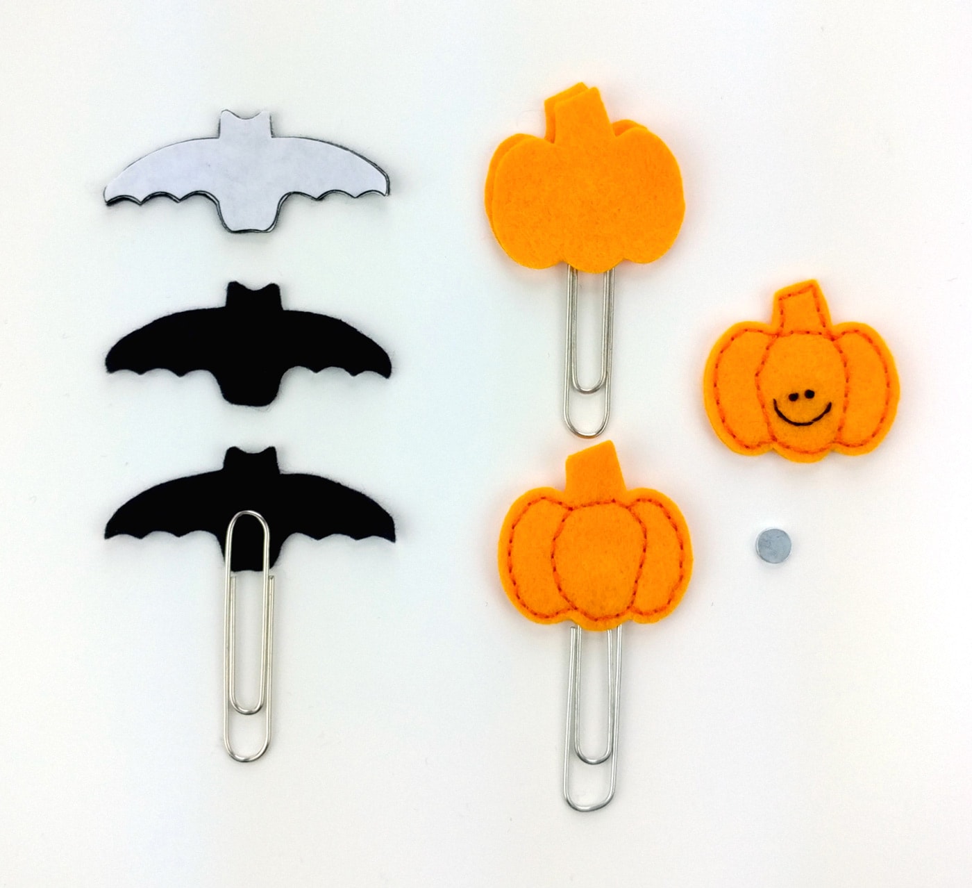 Felt Halloween Planner Clips Tutorial - The Polka Dot Chair