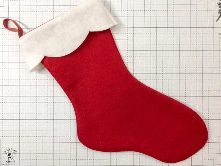Merry & Bright Christmas Stocking Pattern, a Cricut Maker Project