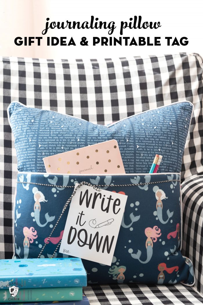 Free Printable Gift Tags for Journal and Reading Pillows | Polka Dot Chair