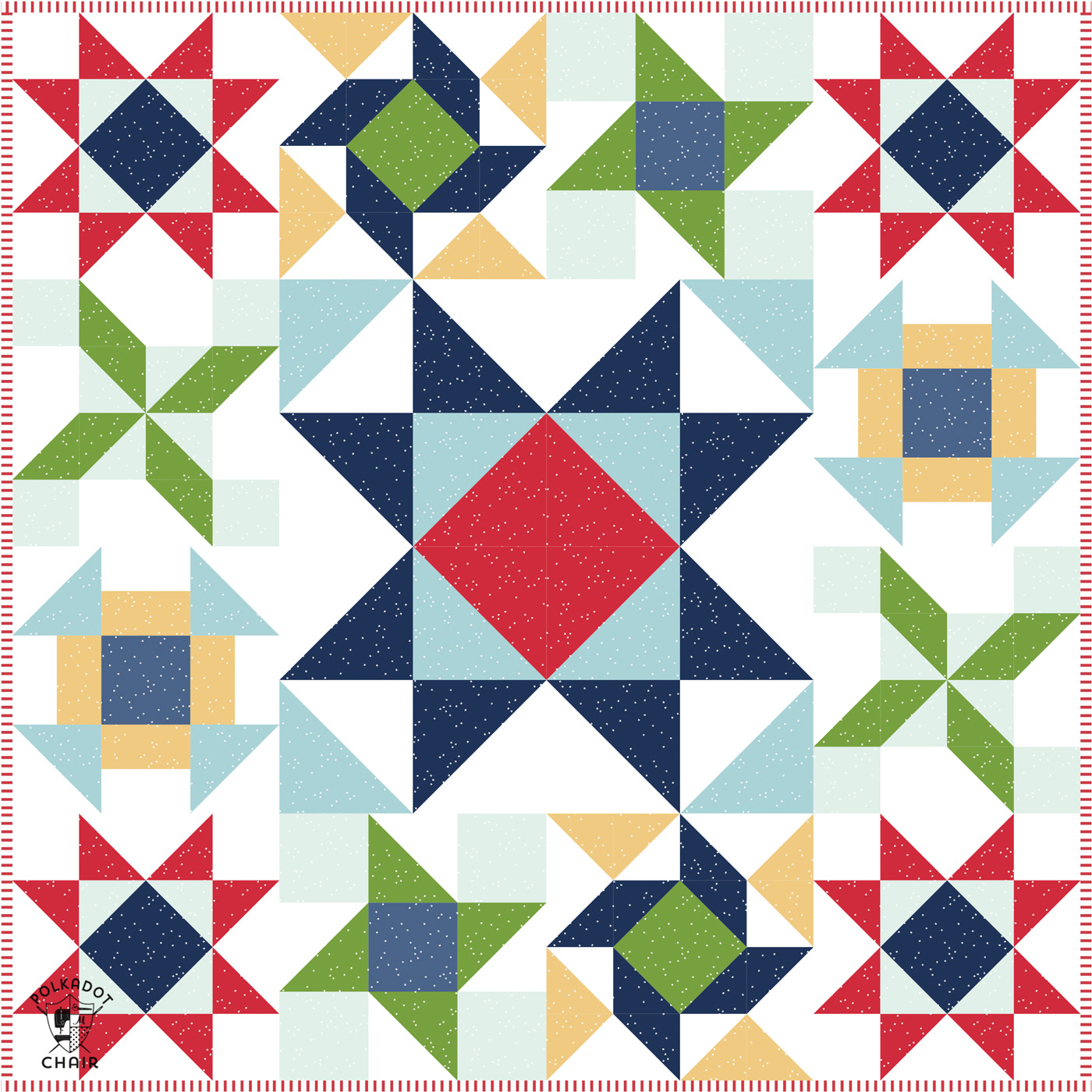 Under the Stars Quilt Block Pattern - Just for Fun Quilt Along - The ...