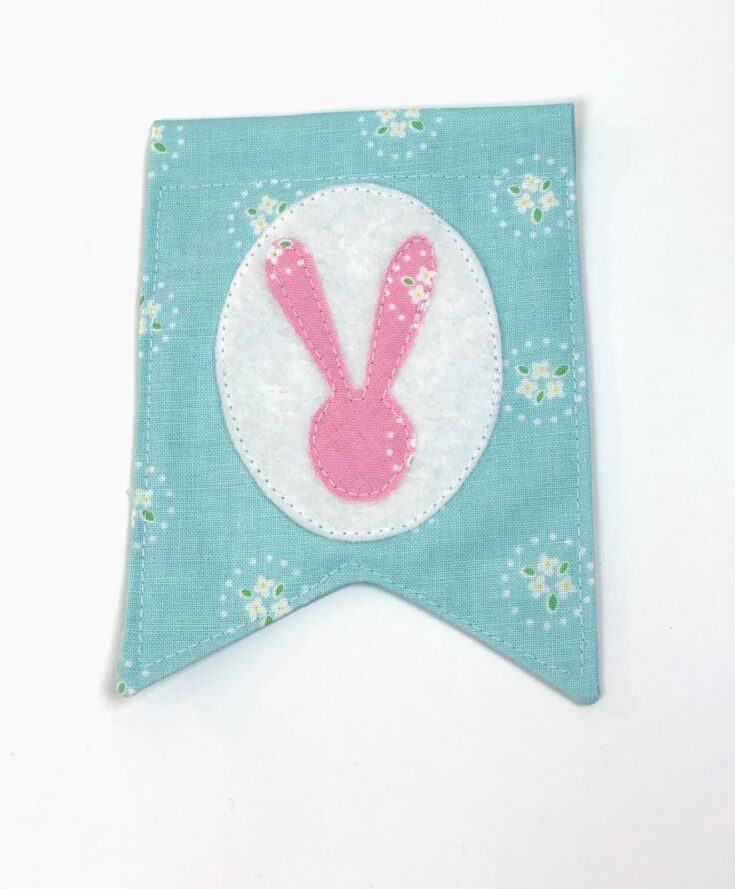 Spring Bunny Banner Sewing Tutorial - The Polka Dot Chair