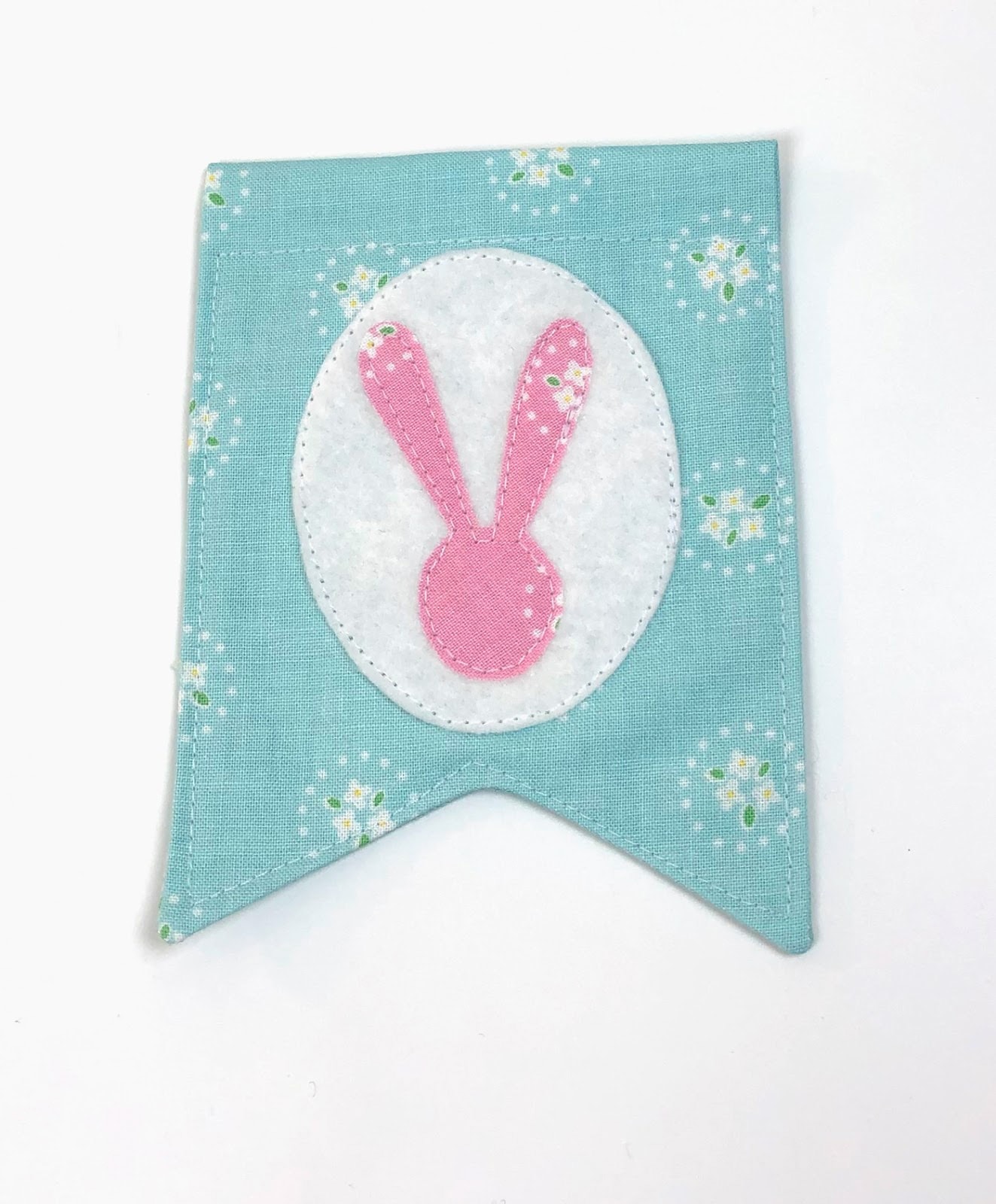 Spring Bunny Banner Sewing Tutorial - The Polka Dot Chair