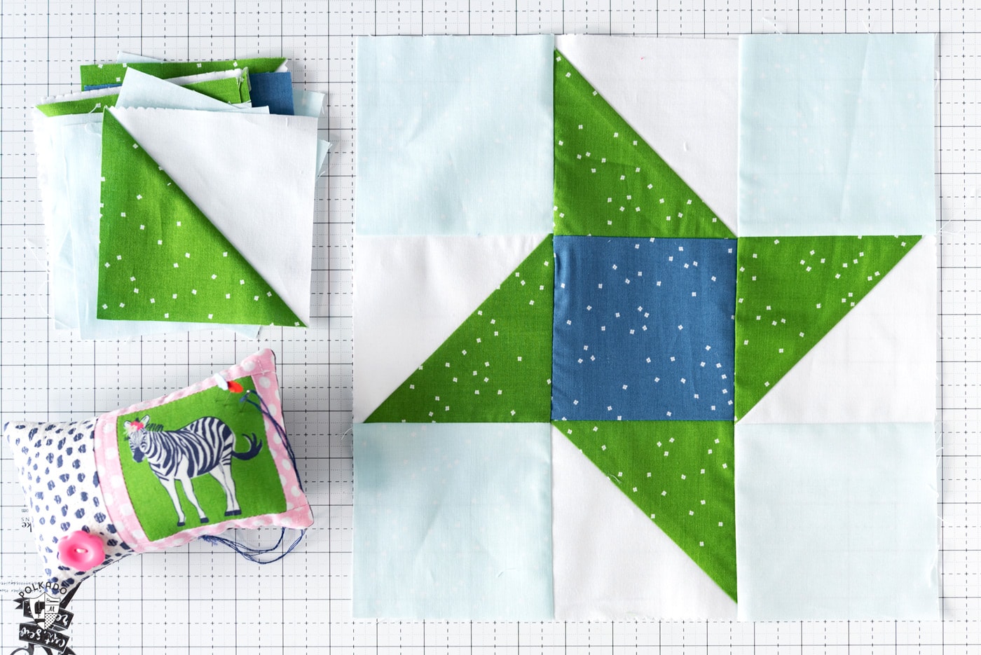 Lake Days Quilt Block Tutorial for the Just For Fun Quilt Block Series