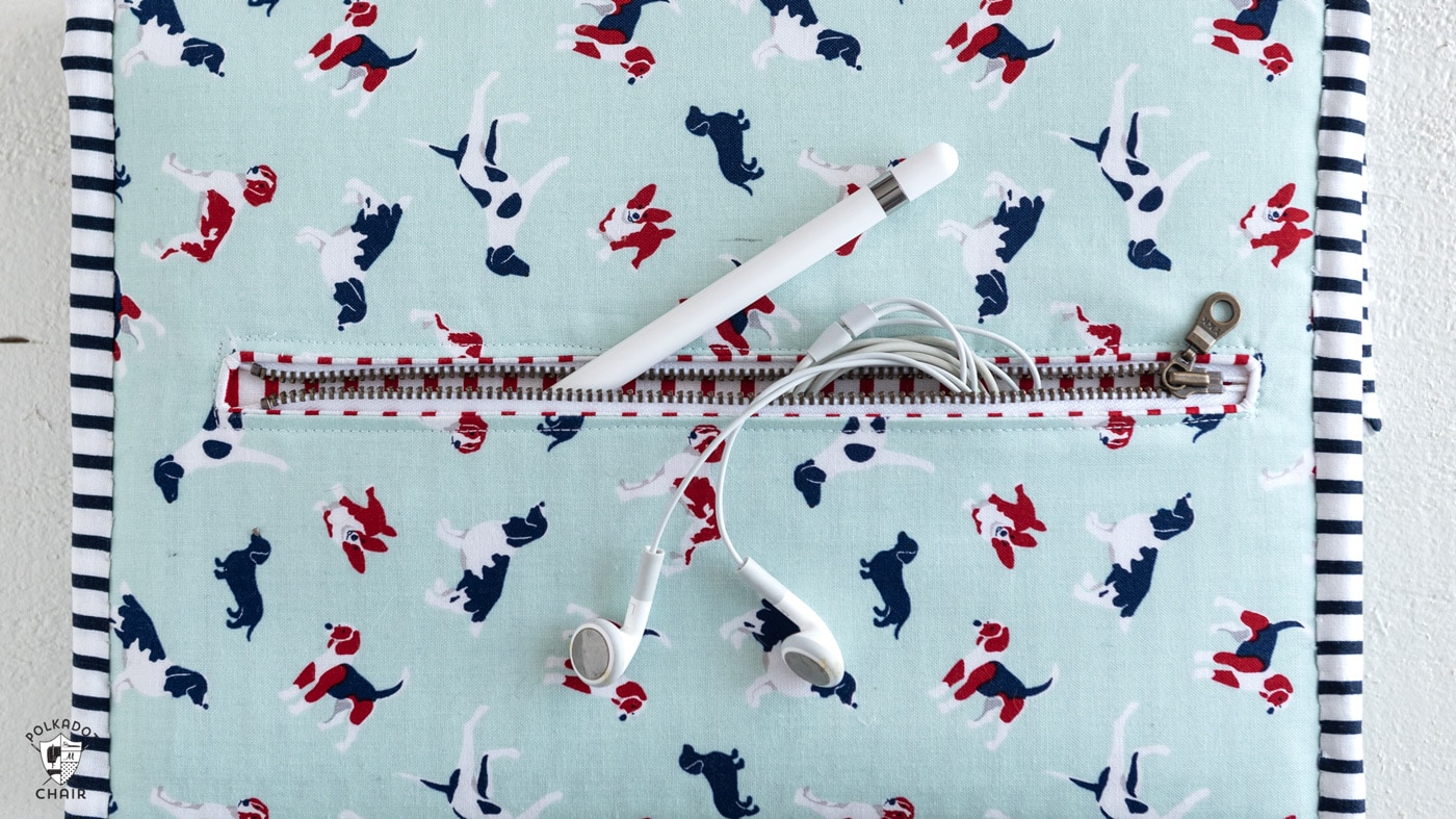 The Busy Day Tablet Case Sewing Pattern - The Polka Dot Chair