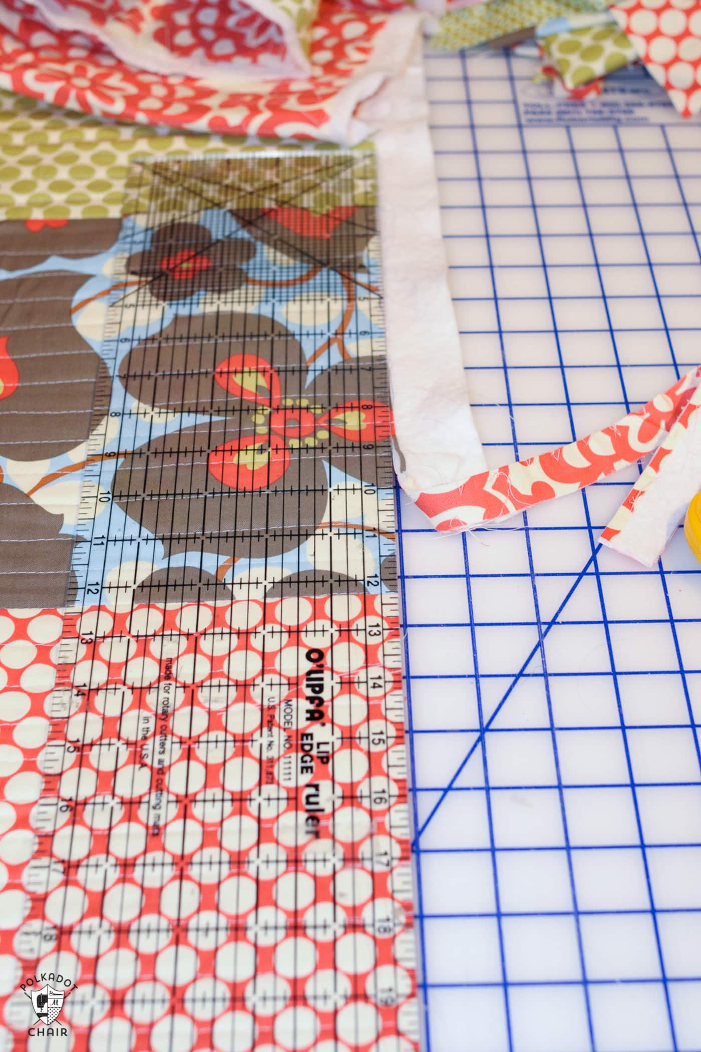 How to Make a Quilt from Start to Finish - The Polka Dot Chair