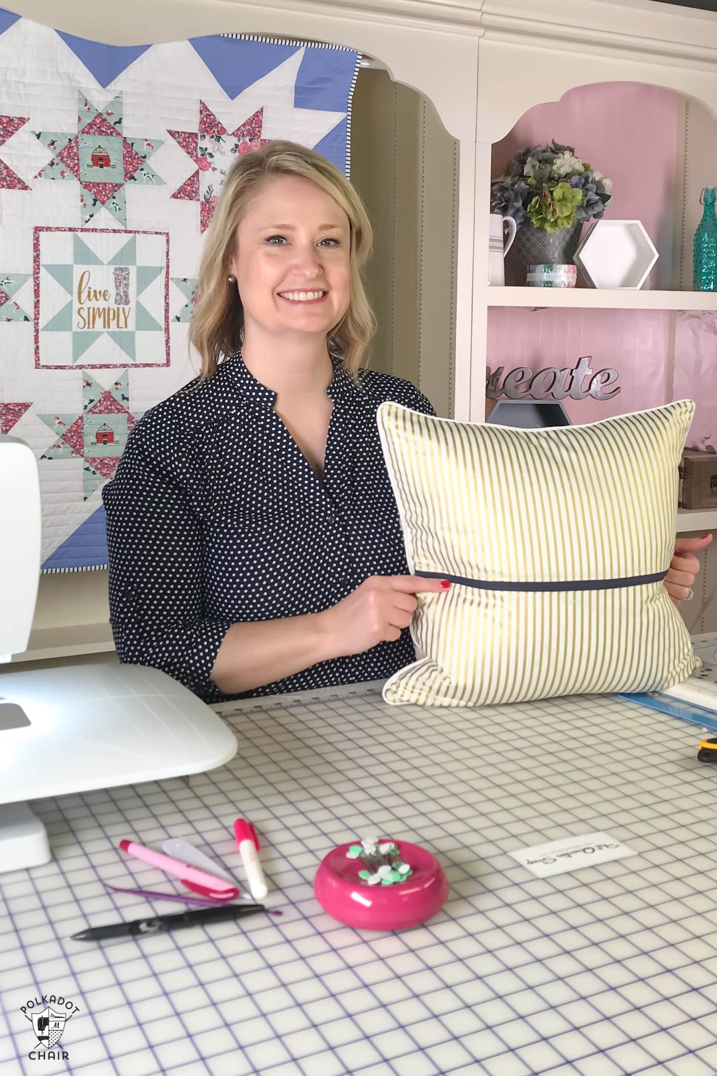 The Fox Farm Fabric Collection - The Polka Dot Chair
