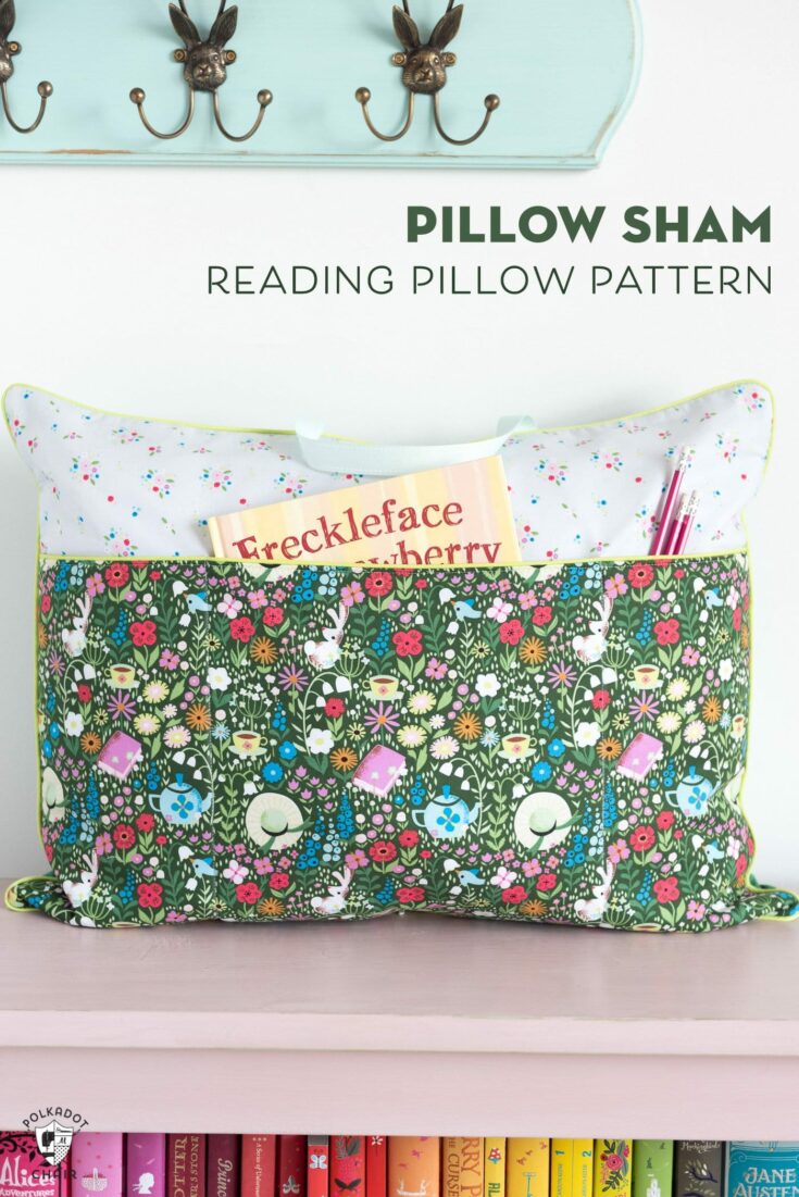 EASY Reading Pillow Pattern - The Polka Dot Chair