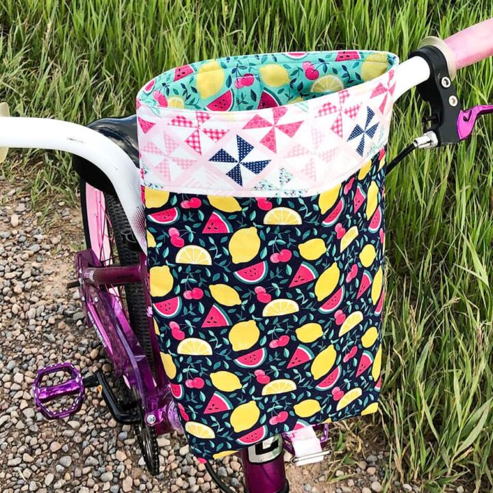 DIY Bike Handlebar Bag Pattern - The Polka Dot Chair