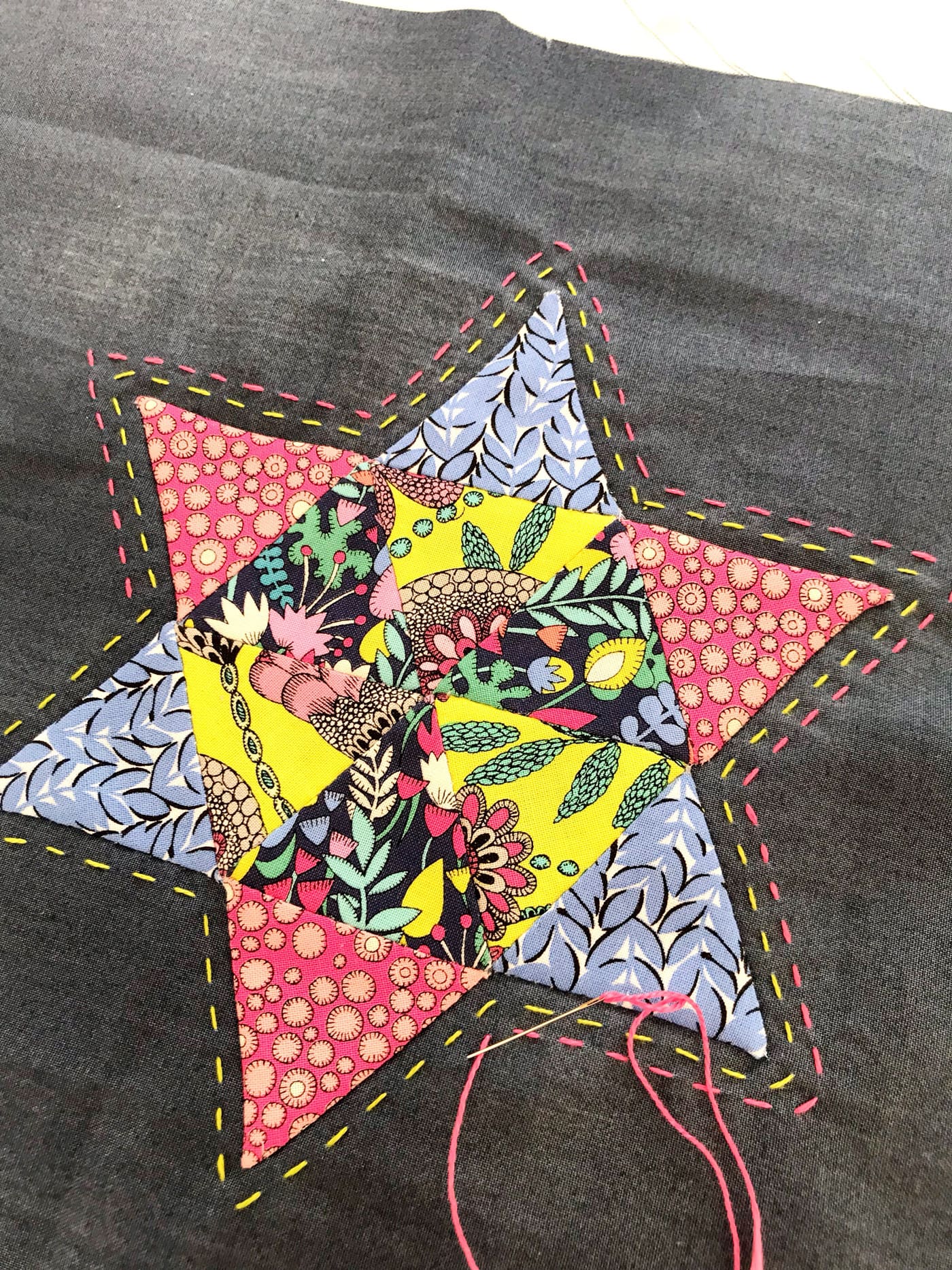 Learn the Basics of Engilsh Paper Piecing | Polka Dot Chair