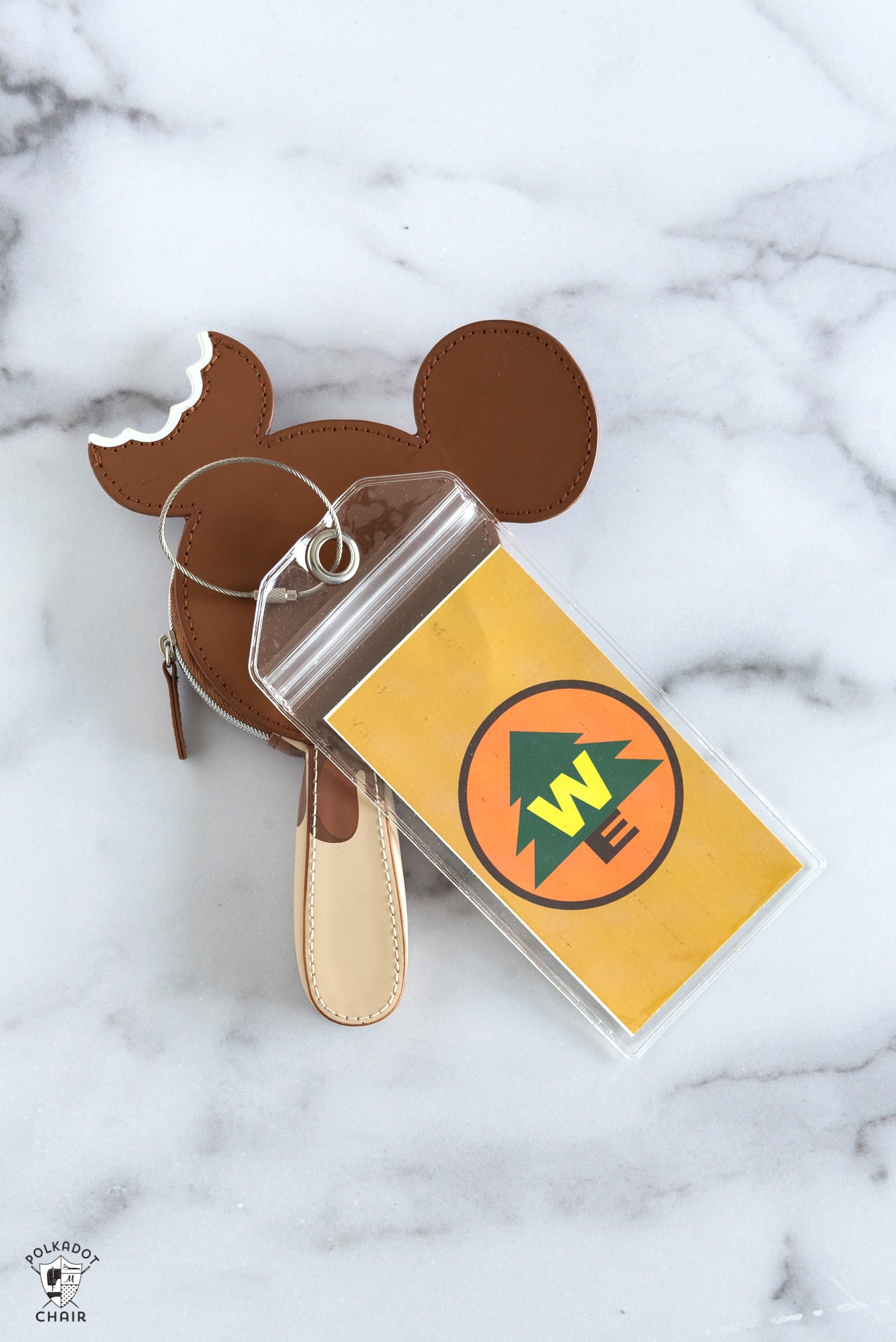 Printable Luggage Tags perfect for Your Disney Vacation | Polka Dot Chair