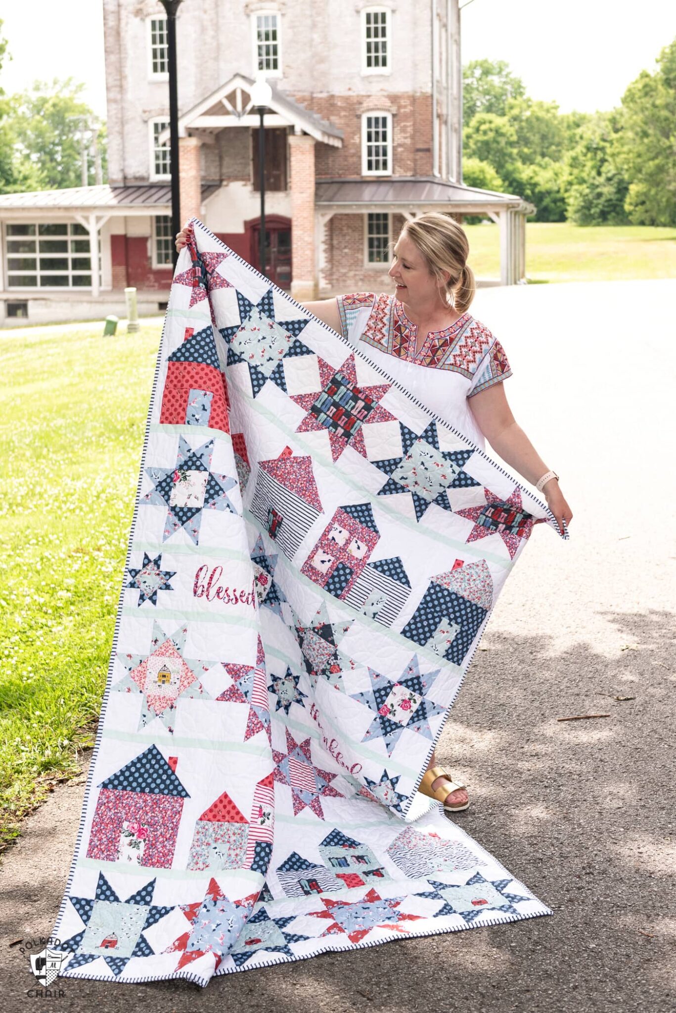 How to Make a 12-inch Ohio Star Quilt Block - The Polka Dot Chair