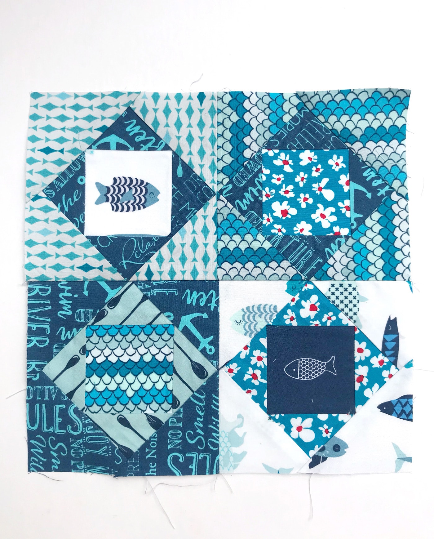 Square in Square Quilted Placemat Pattern - The Polka Dot Chair