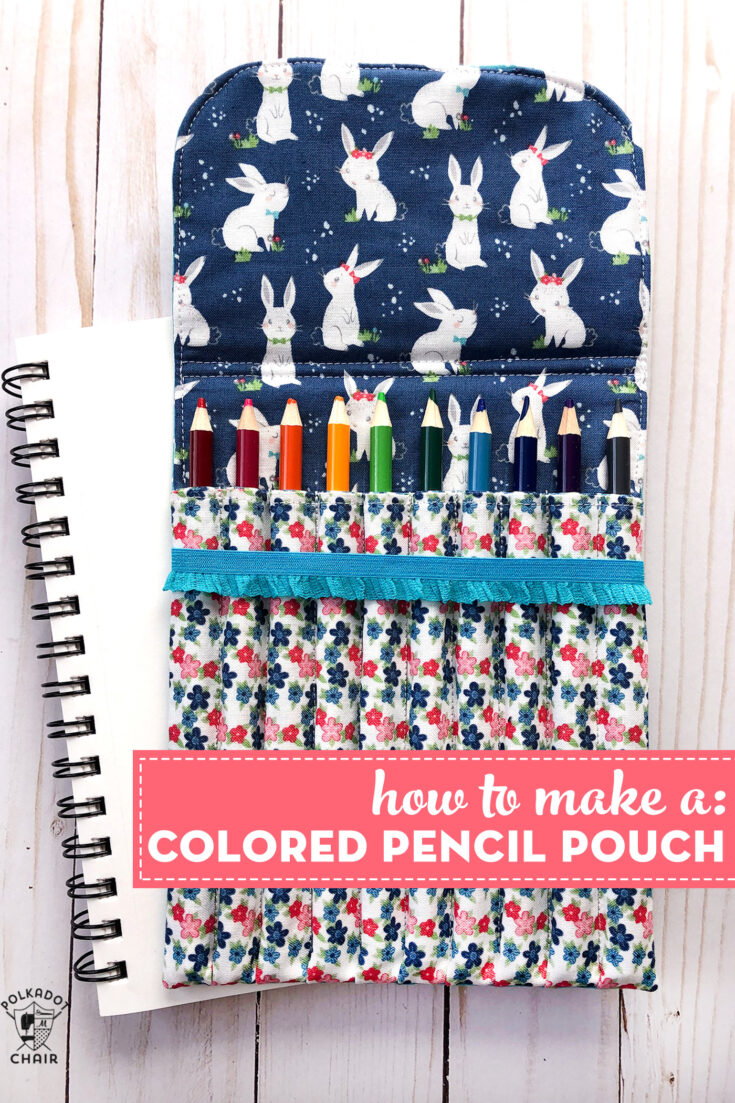 DIY Pencil Holder perfect for Colored Pencils - The Polka Dot Chair