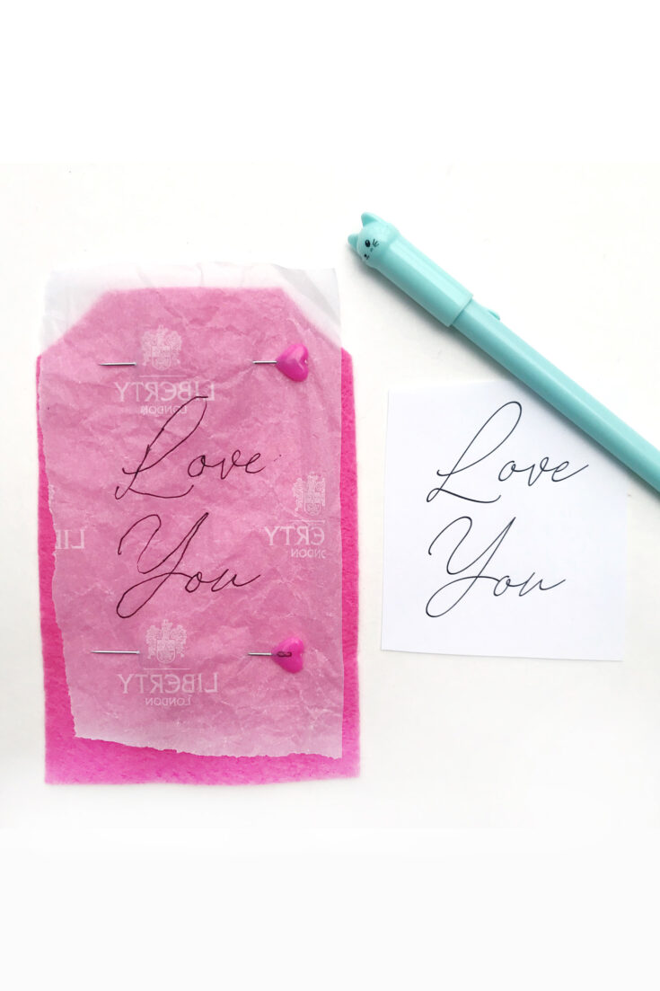 Hand Embroidered Felt Gift Tag Tutorial - The Polka Dot Chair