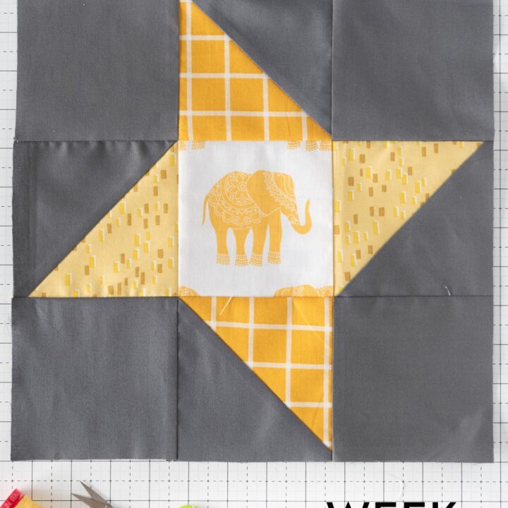 Nine Patch Quilt Block Tutorial for the Block Challege | Polka Dot Chair