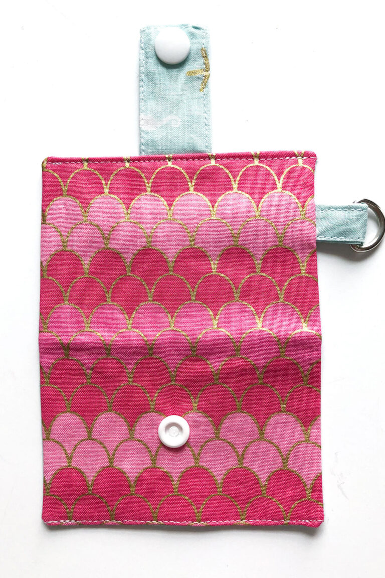 DIY Keychain Card Holder Tutorial - The Polka Dot Chair