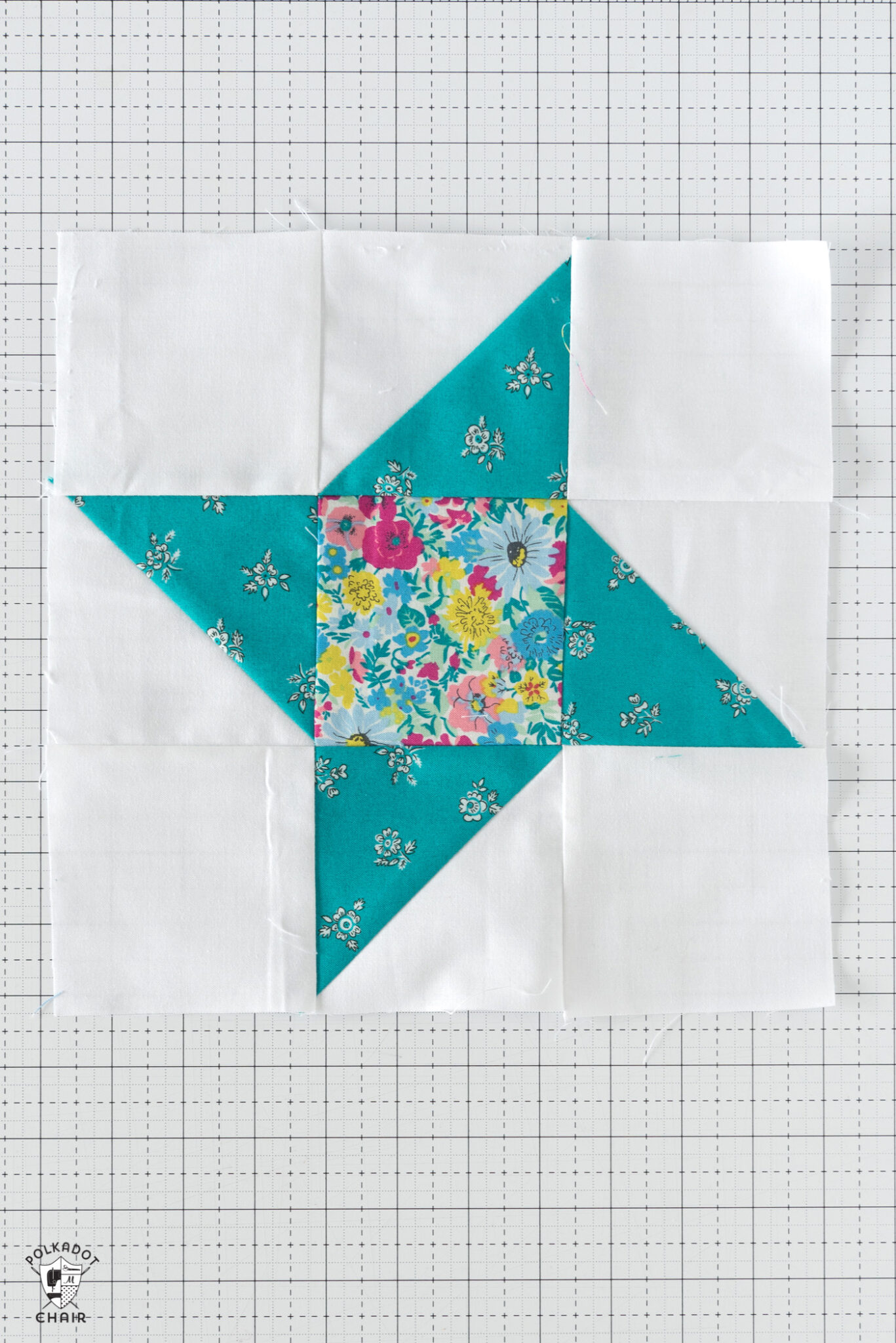 How to Make a 12-inch Friendship Star Quilt Block | Polka Dot Chair
