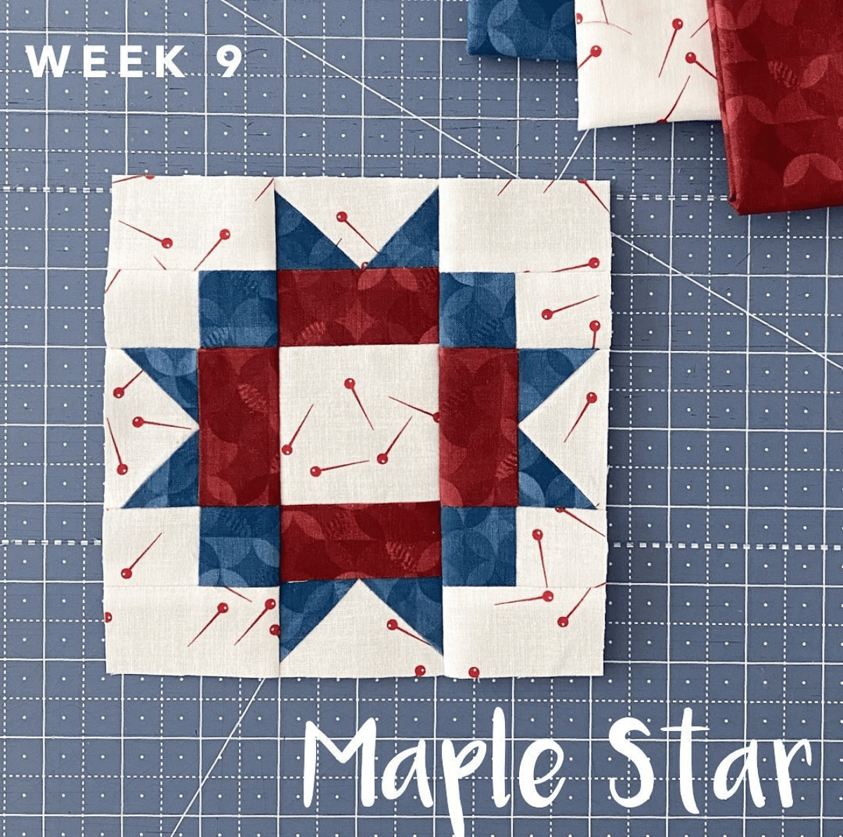 Maple Star Quilt Block Tutorials - The Polka Dot Chair