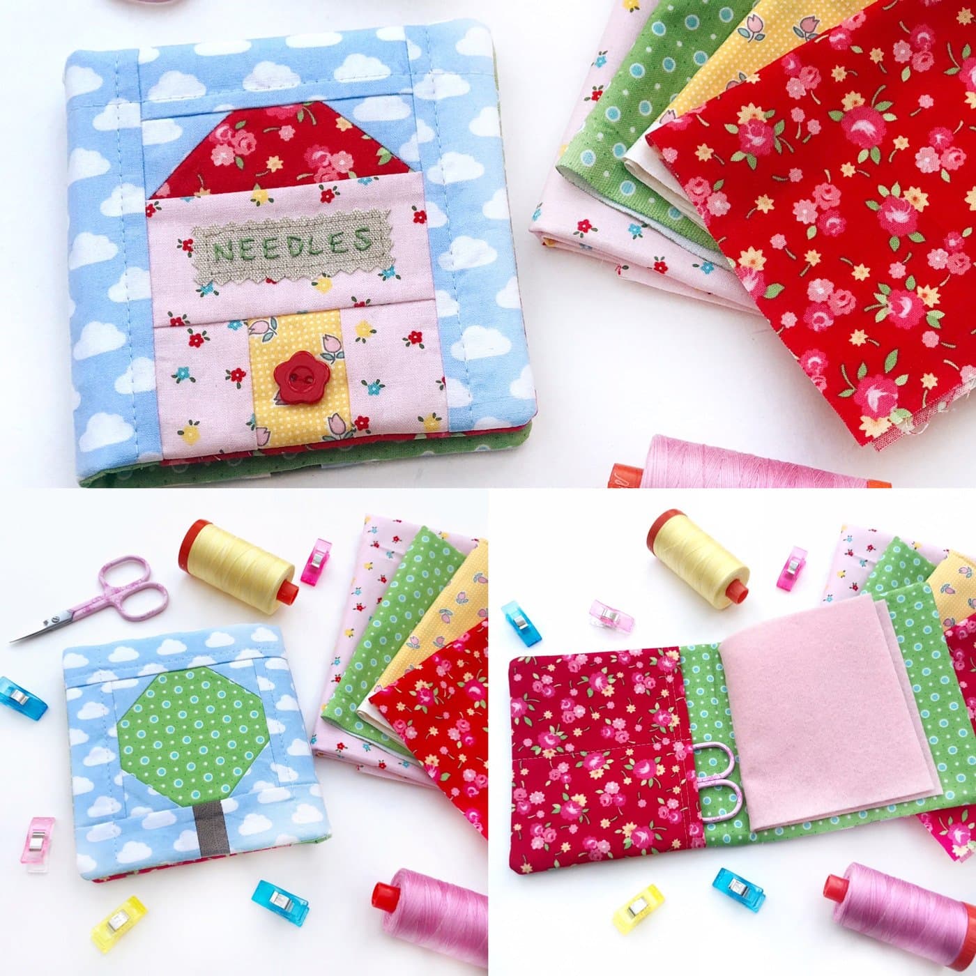 Home Sweet Home Needlecase Pattern - The Polka Dot Chair