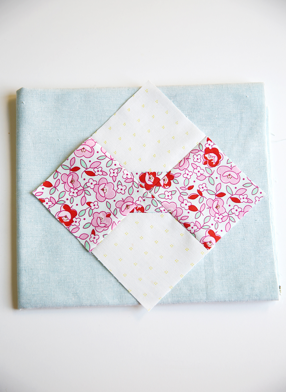 Bow Tie Quilt Block Tutorial for the Block Challenge - The Polka Dot Chair