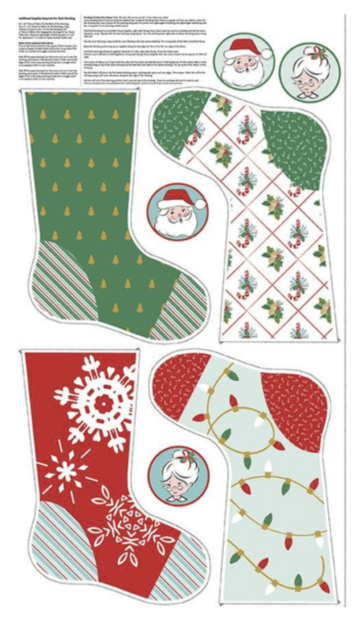 Simple Christmas Stocking Tutorial - The Polka Dot Chair