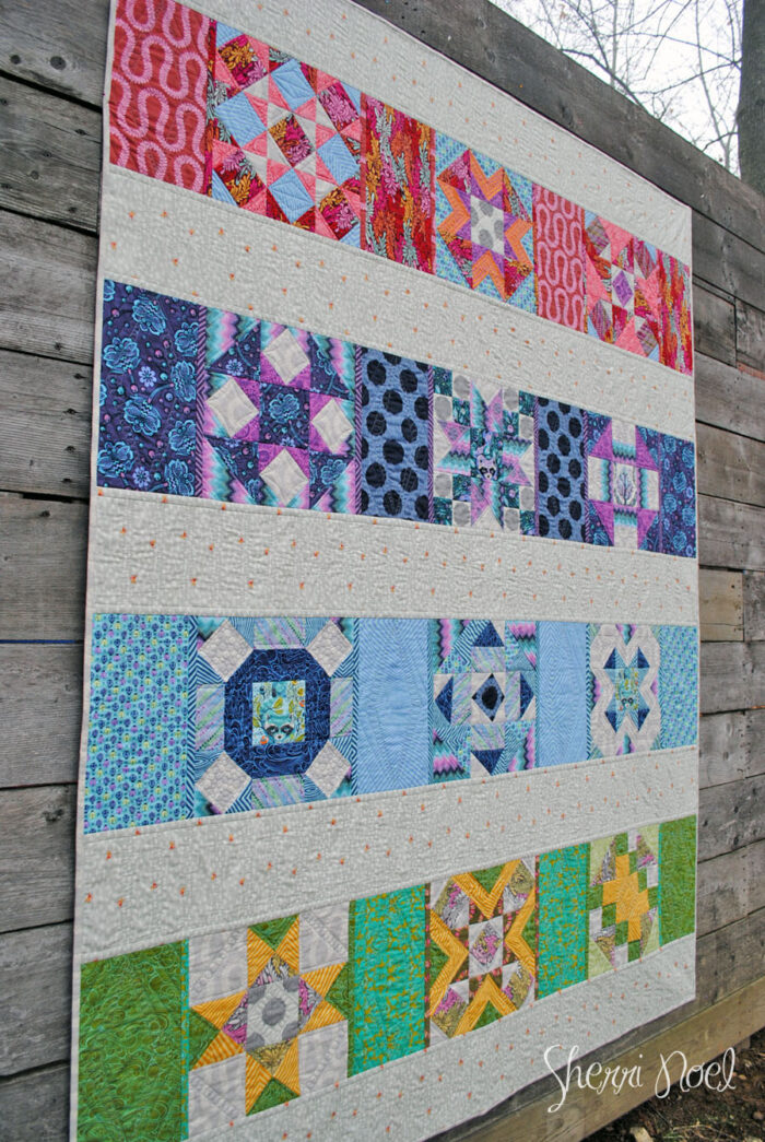 Sampler Quilt Patterns & Layout Ideas - The Polka Dot Chair