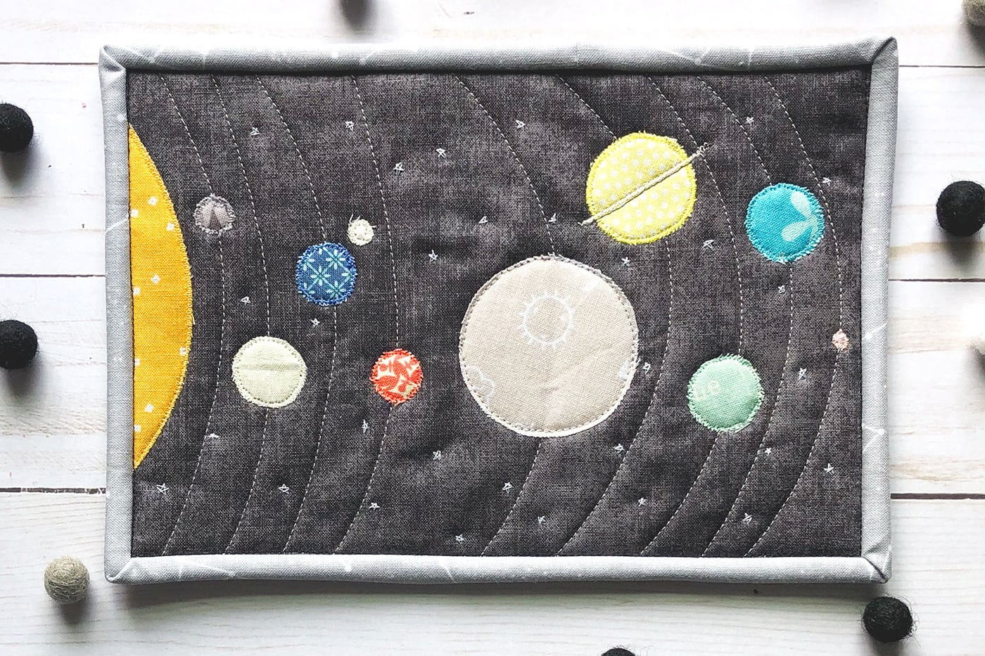 Solar System Rug 5x7