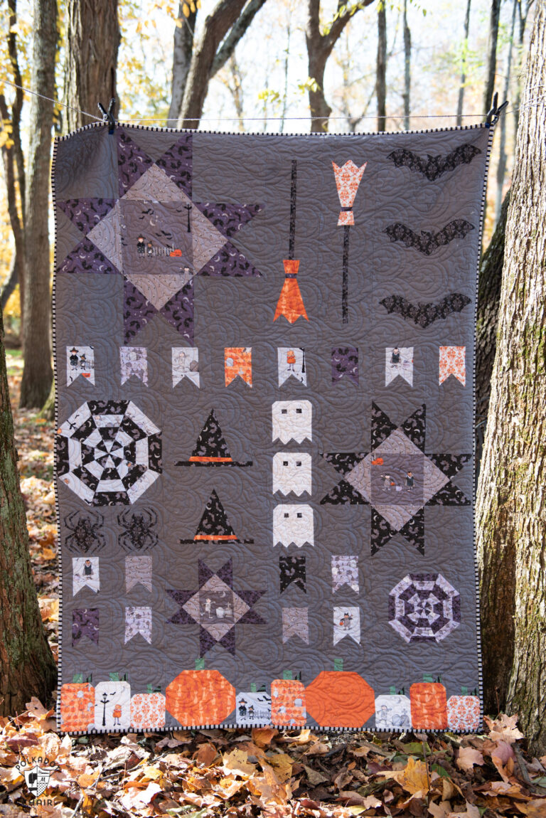 Join us for the Spooky Sampler Quilt Along - The Polka Dot Chair