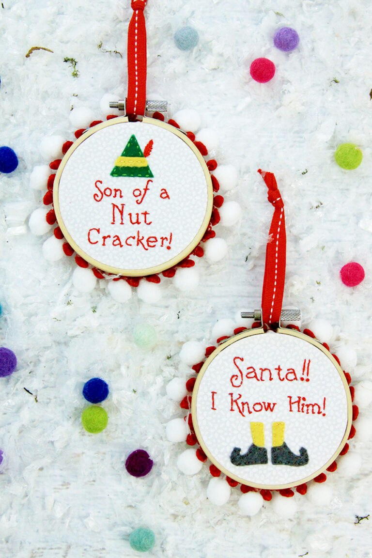 30+ Homemade Christmas Ornament Patterns | Polka Dot Chair