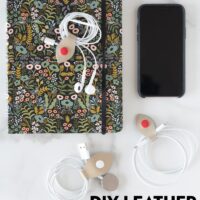 DIY Leather Cord Snaps; a Cricut Project | Polka Dot Chair