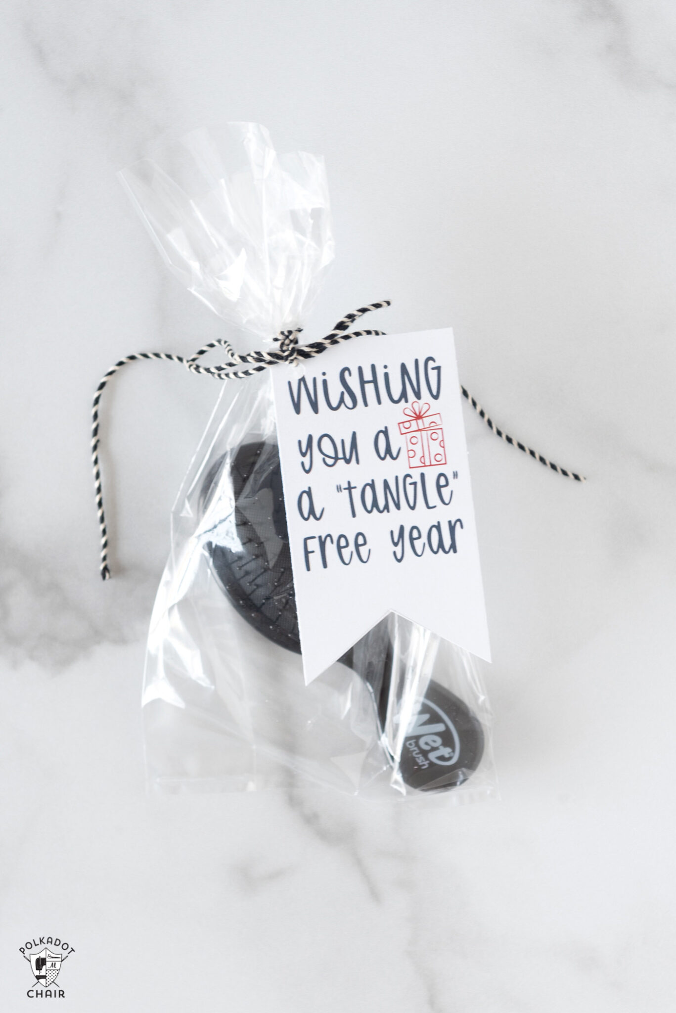 Tangle Free Year; Gift Idea & Free Printable | Polka Dot Chair