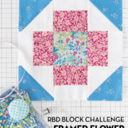 RBD Block Challenge Block 4; Stella Quilt Block Pattern | Polka Dot Chair