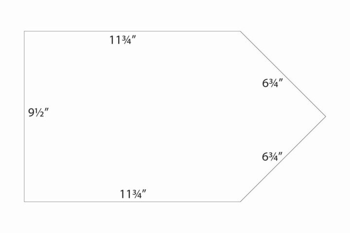 Fabric Envelope Sewing Pattern - The Polka Dot Chair