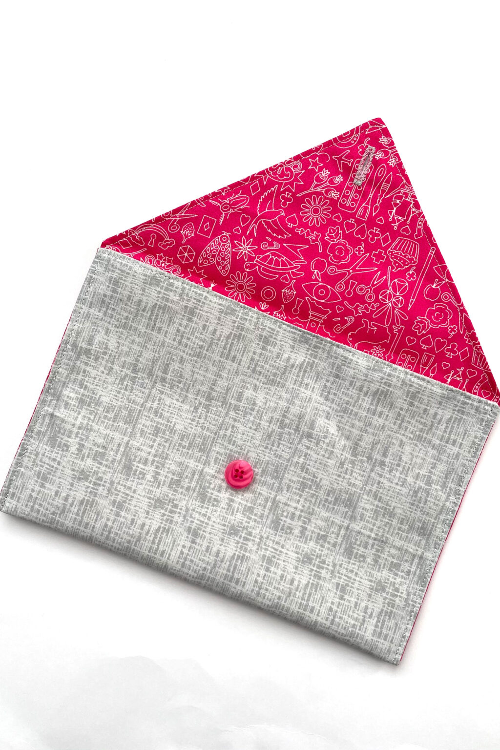 Fabric Envelope Sewing Pattern - The Polka Dot Chair