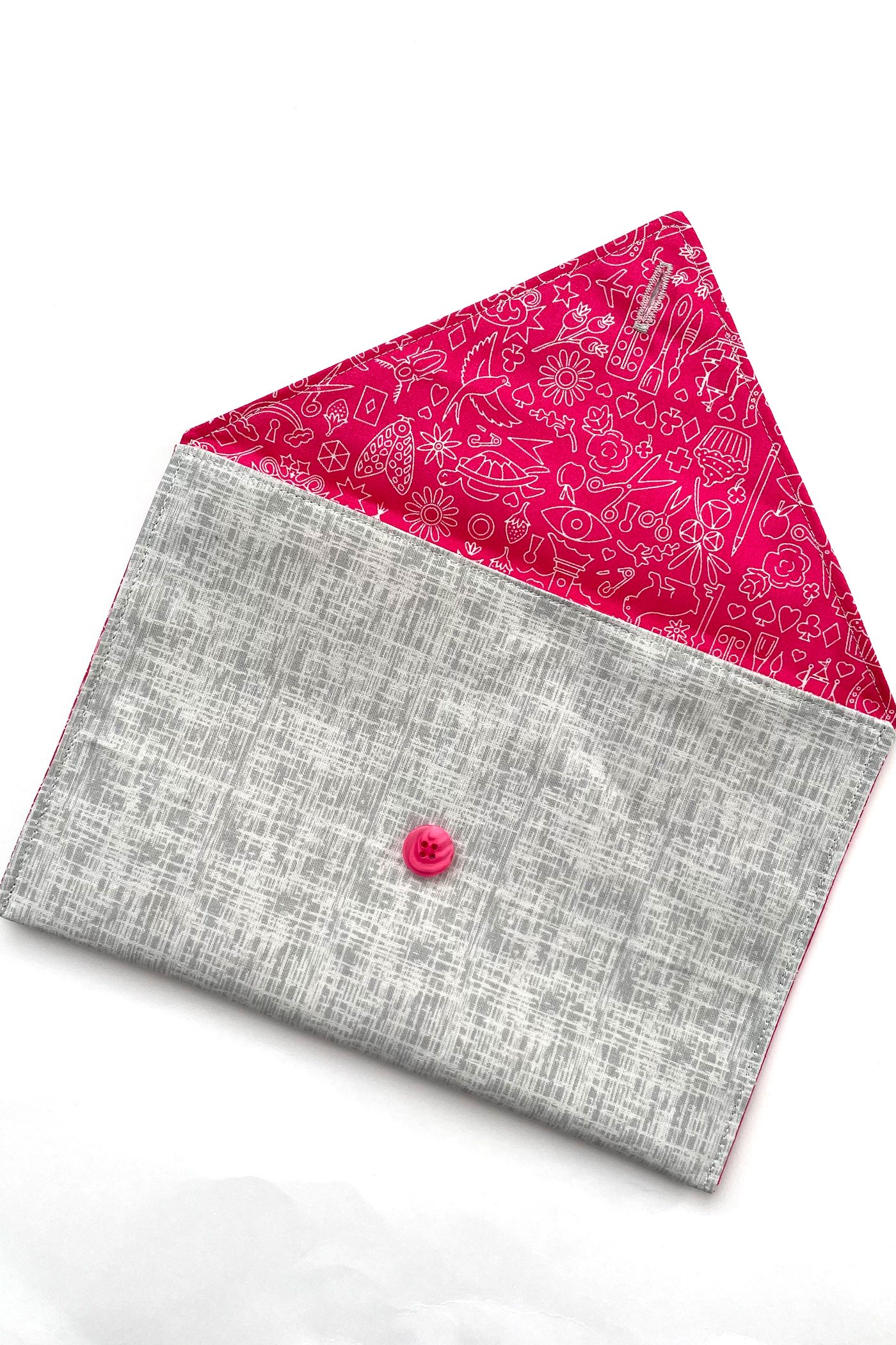 Fabric Envelope Sewing Pattern - The Polka Dot Chair