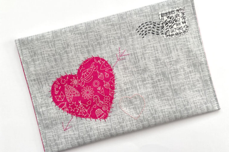 Fabric Envelope Sewing Pattern - The Polka Dot Chair