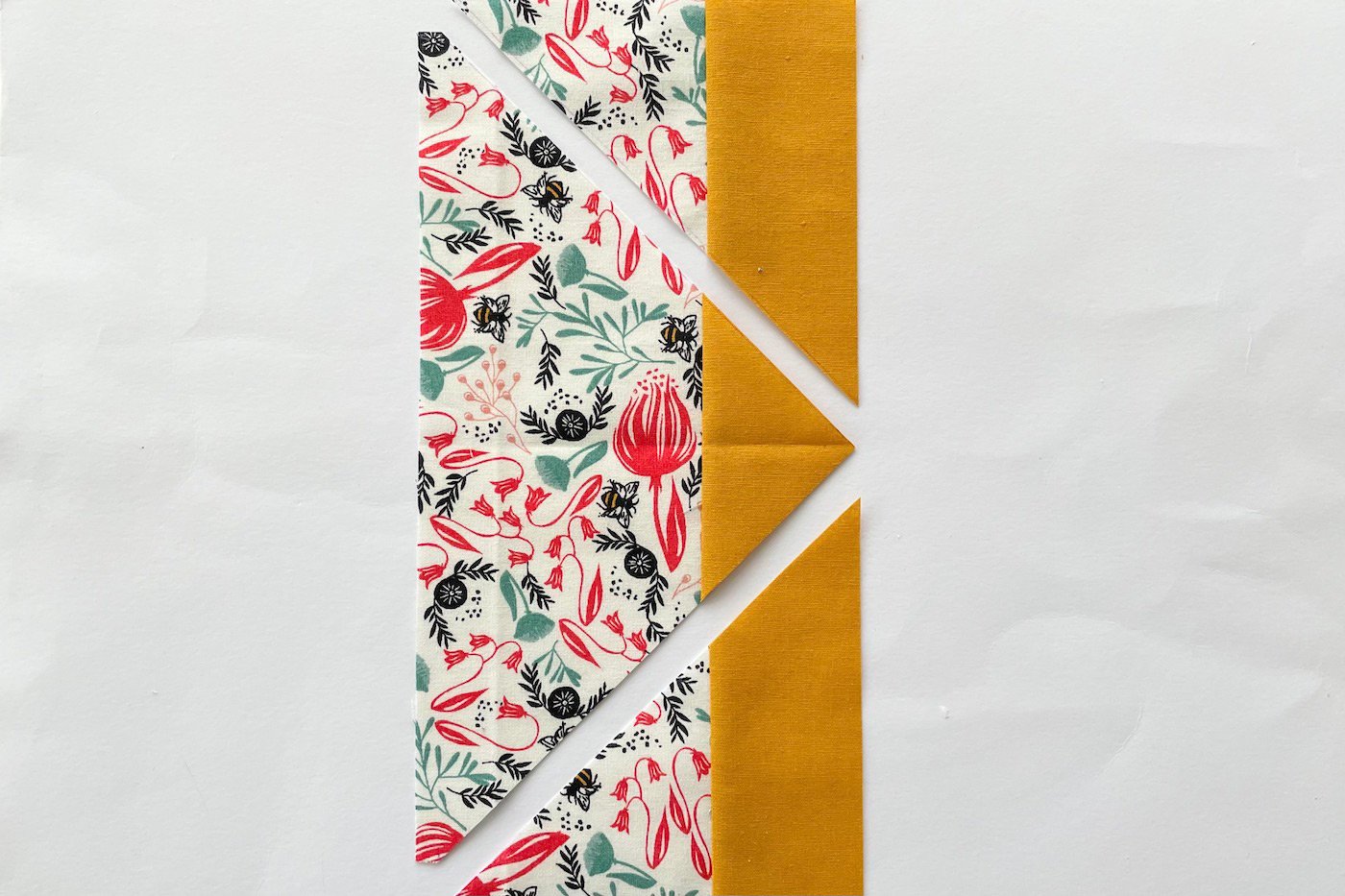 Spring Bee Quilted Table Runner Pattern | Polka Dot Chair