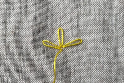 Free Spring Sampler Stitch Hand-Embroidery Pattern | Polka Dot Chair