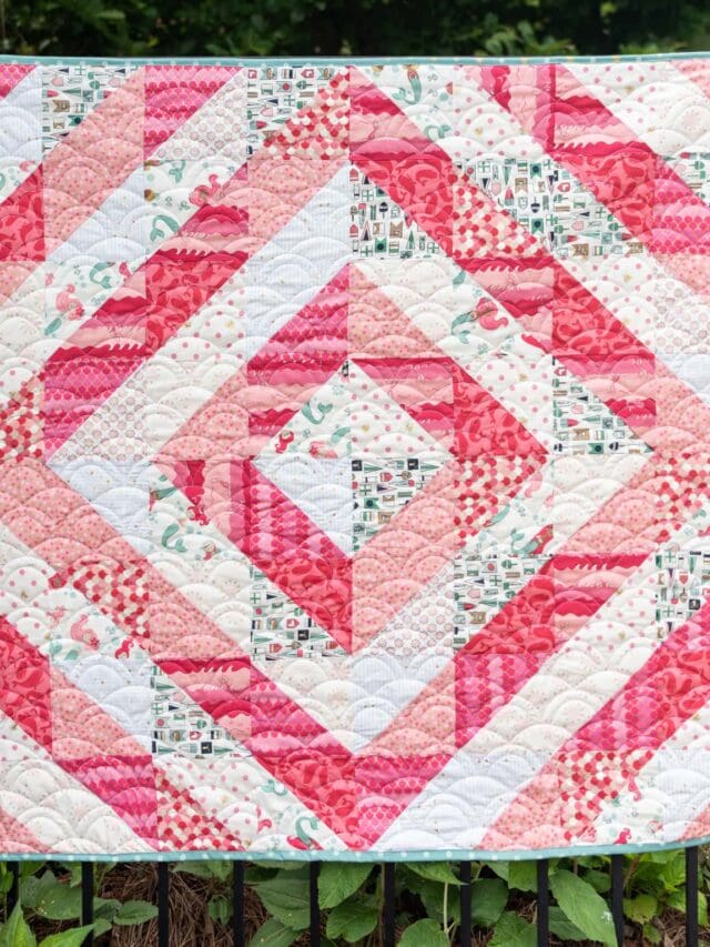 Half Square Triangle Quilt Layouts & Free Baby Quilt Pattern Story ...
