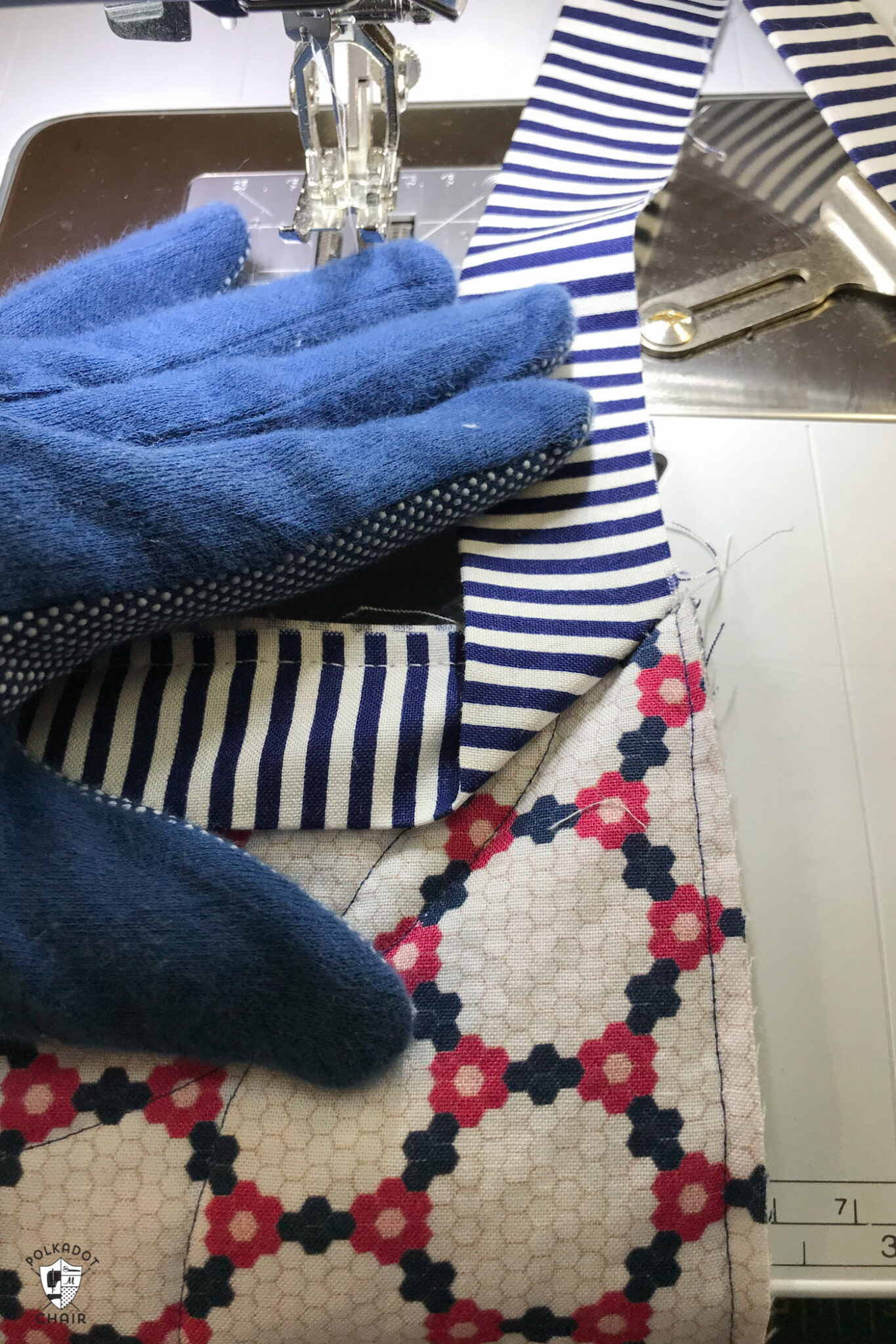 How to Machine Bind a Quilt; A Step-by-Step Guide - The Polka Dot Chair
