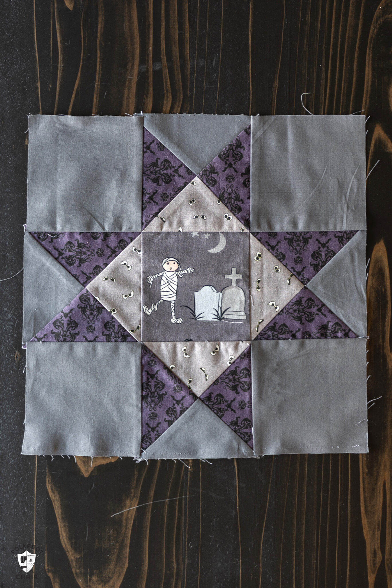 How to Make a 12-inch Ohio Star Quilt Block - The Polka Dot Chair