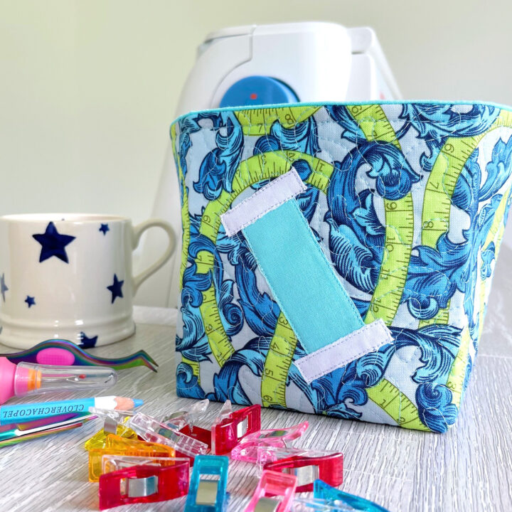 Fabric Storage Cube Sewing Pattern - The Polka Dot Chair