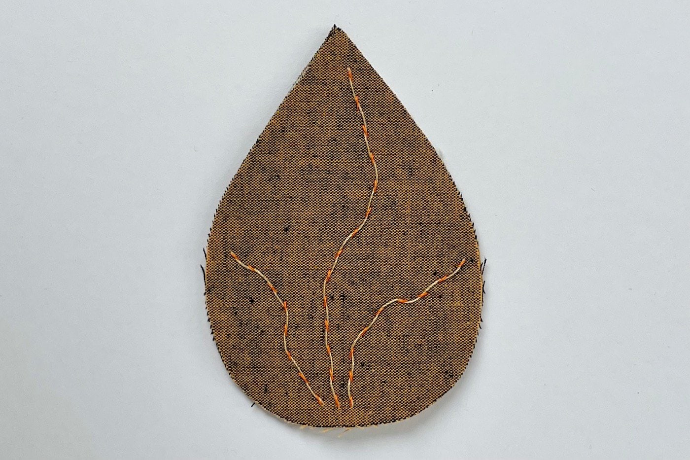 Fabric Autumn Leaf Garland Sewing Tutorial | Polka Dot Chair