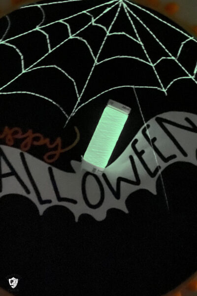 Halloween Fabric Embroidery Hoop Art Tutorial | Polka Dot Chair