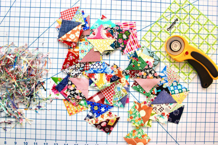 Scrappy Patchwork Clock Tutorial - The Polka Dot Chair