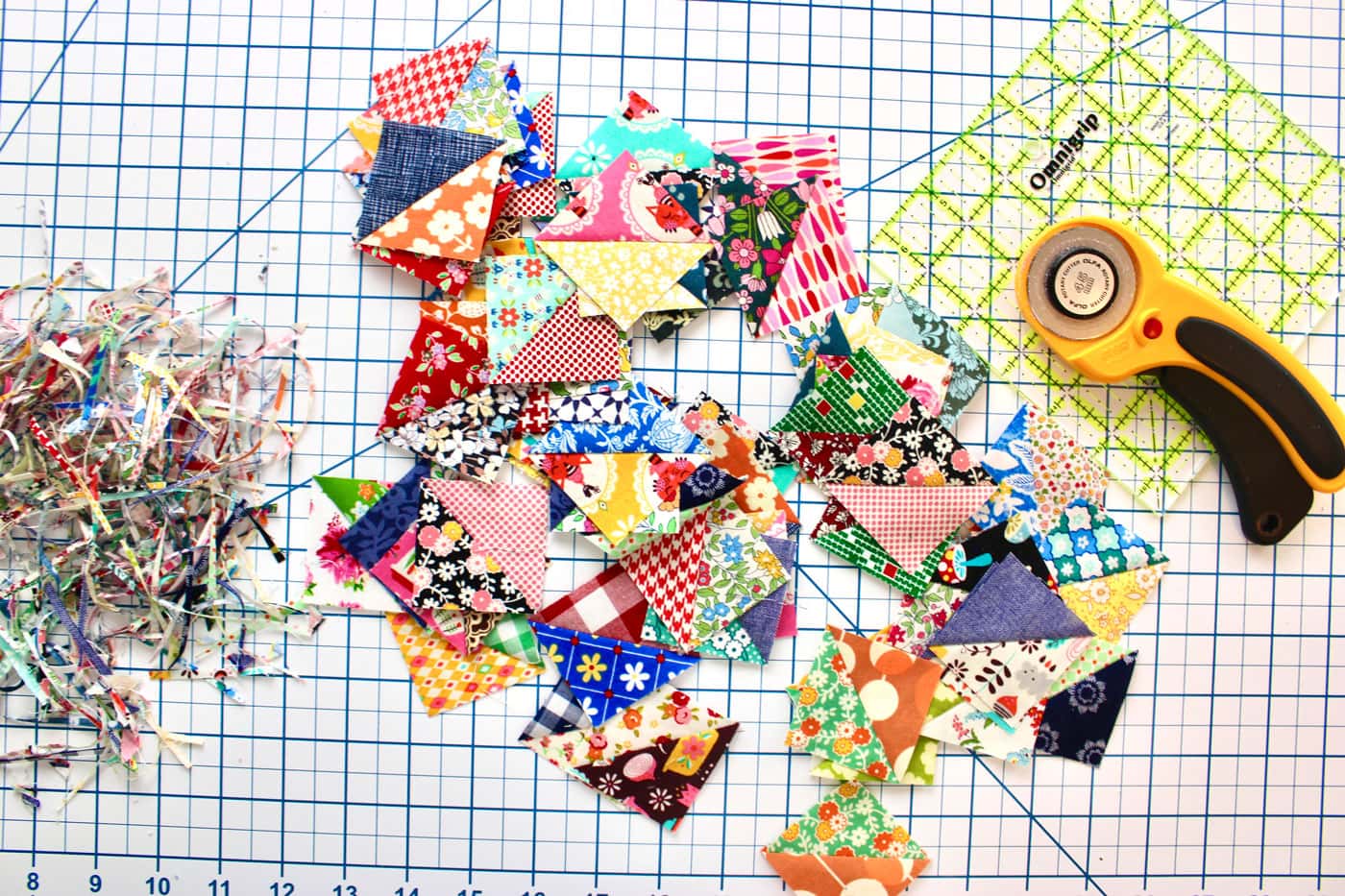 Scrappy Patchwork Clock Tutorial - The Polka Dot Chair