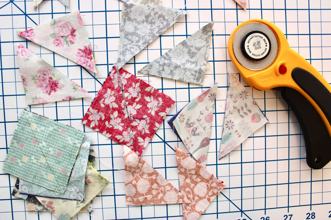 Scrappy Patchwork Clock Tutorial - The Polka Dot Chair